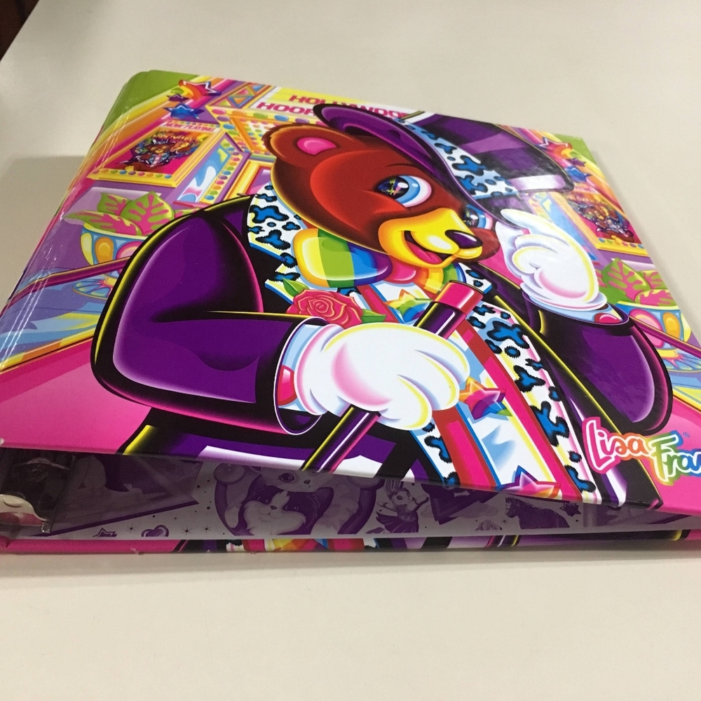 Lisa Frank Hollywood Bear Binder - Gem